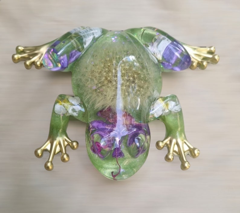 Dandelion "kiss A Frog & Make A Wish" Ornament - Etsy UK