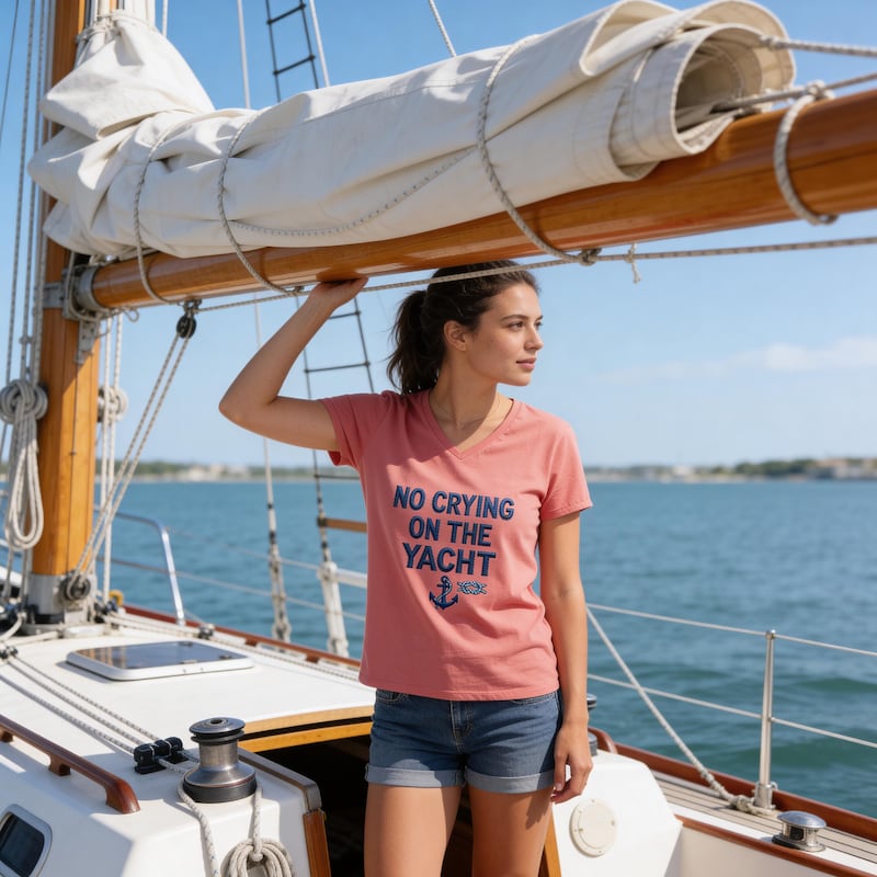 No Crying on Yacht - Etsy