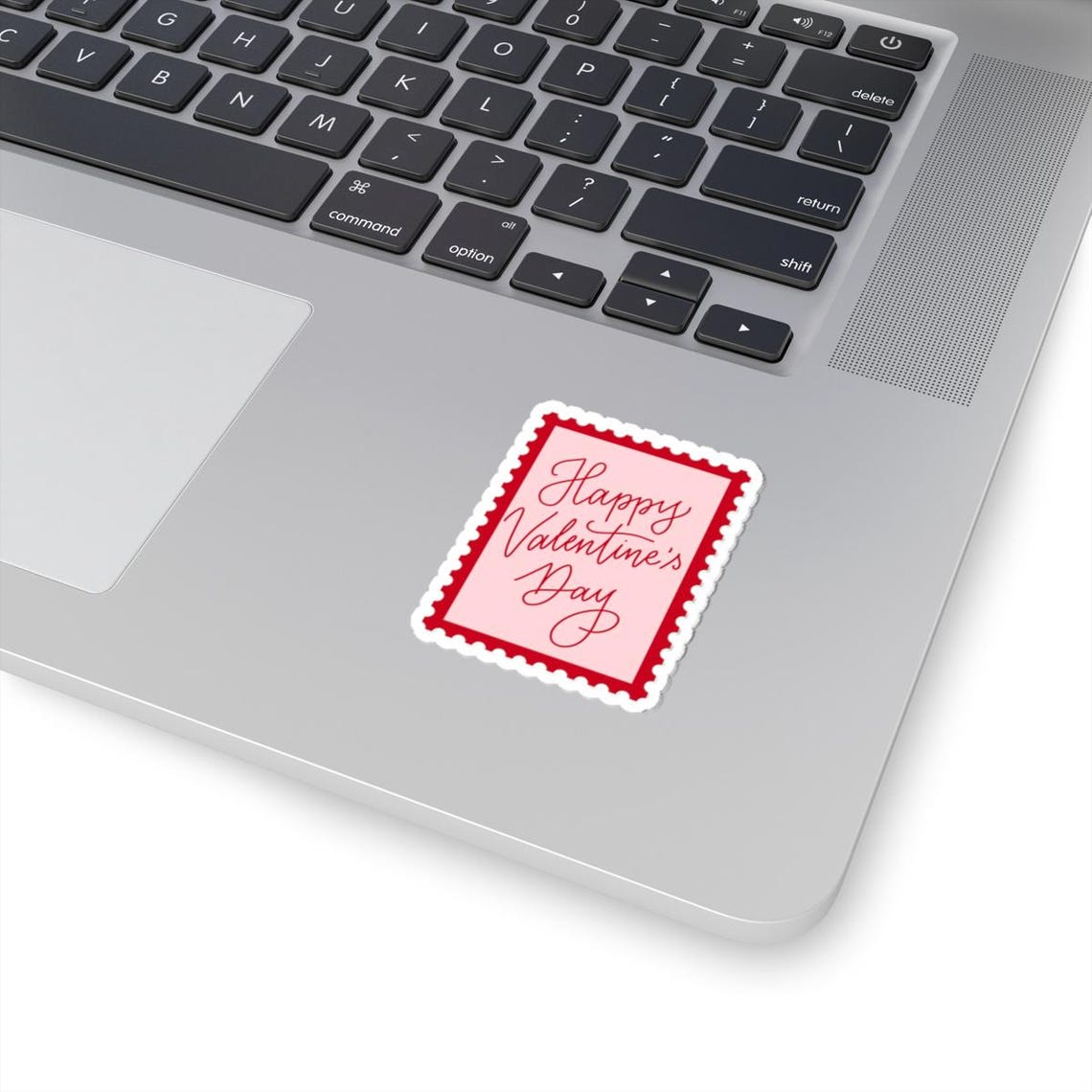 Happy Valentine's Day Sticker | Valentine Script Kiss-cut Sticker - Etsy