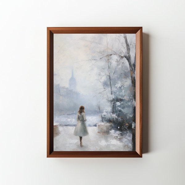 Winter Oil Painting - Etsy