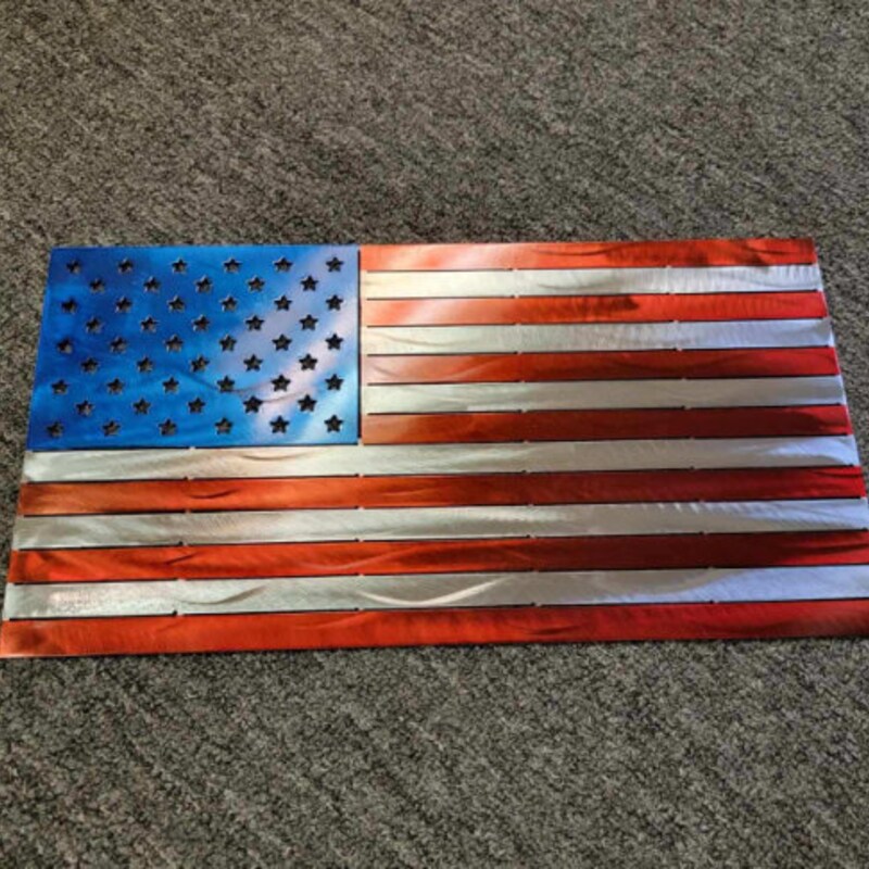 Metal American Flag - Etsy