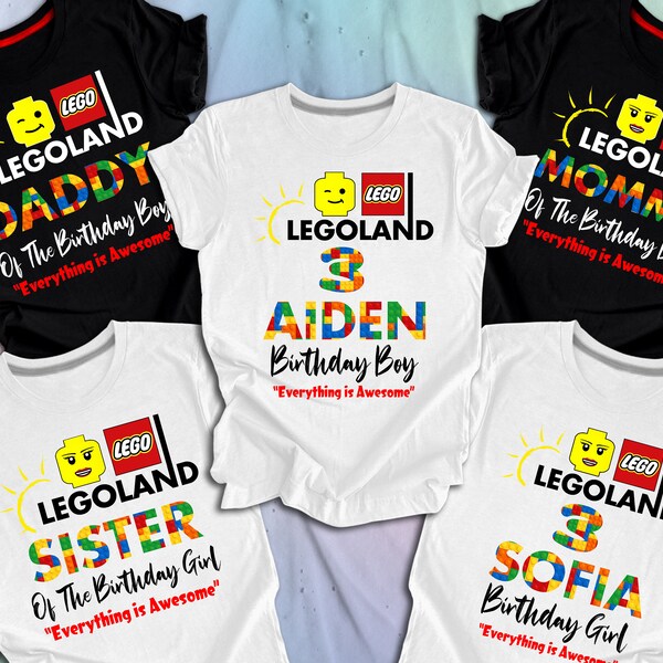Legoland Birthday Svg - Etsy