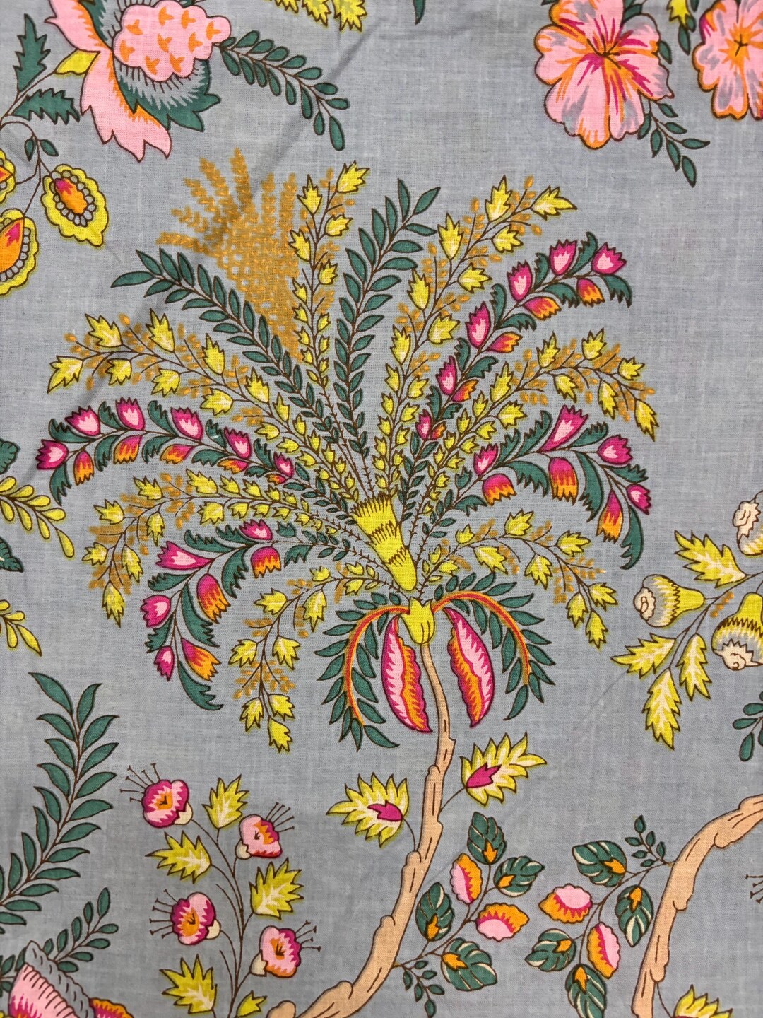 Hand Block Print Cotton Fabric: Indian Floral Fabric by the Yard - Etsy