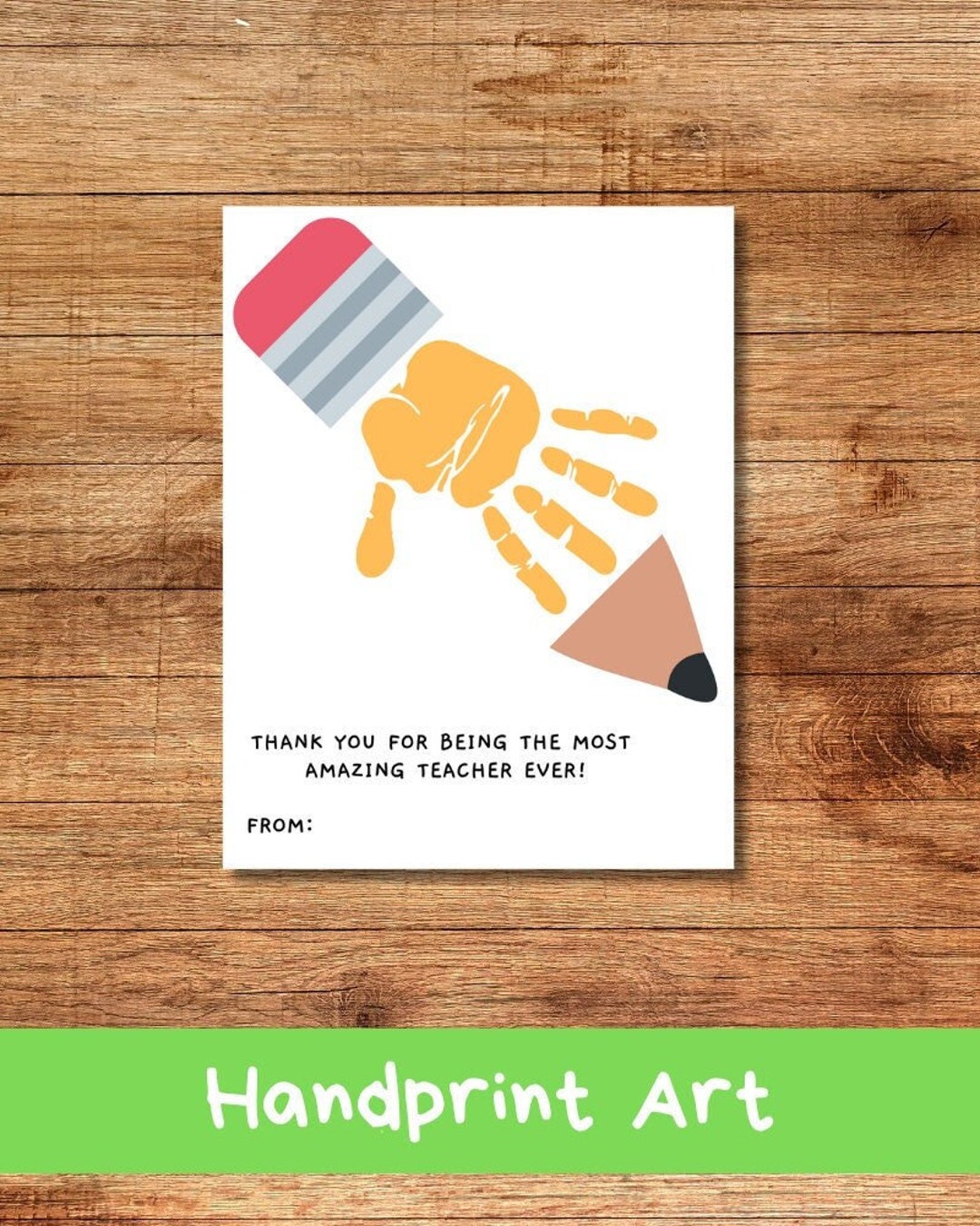 Teacher Appreciation Handprint Gift, the Influence of a Good Teacher ...