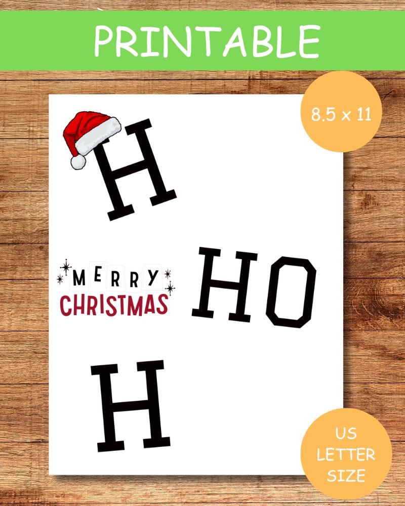 Christmas Handprint Craft, Handprint Art, Ho Ho Ho, Preschool Activity ...