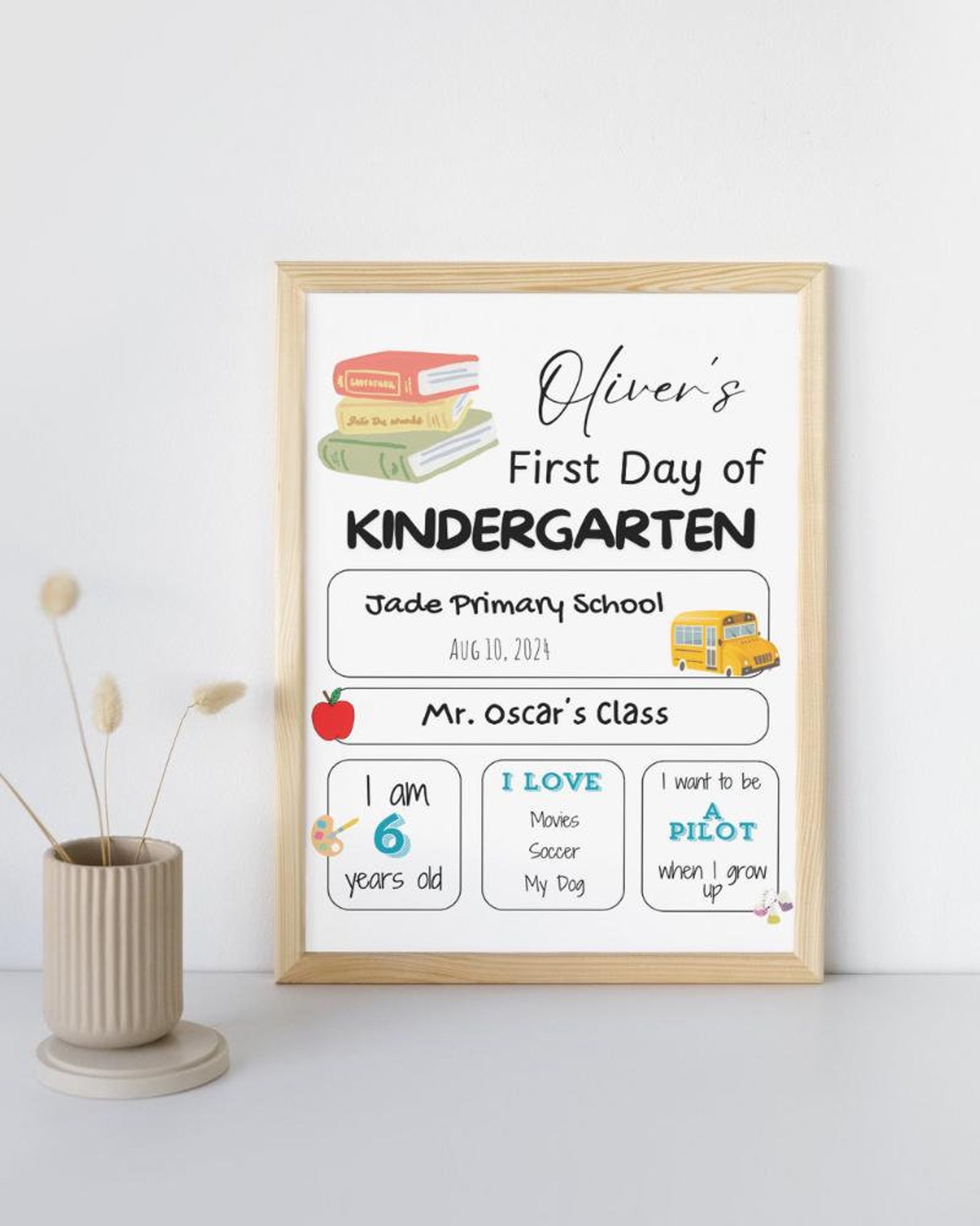 Editable Back to School Sign, First/last Day of School Sign, Printable ...