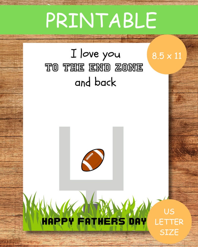 Father's Day Handprint Art, Fathers Day Activity, Football Handprint ...