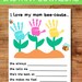 Mother's Day Garden Printable | Kids' Handprint Keepsake | Crafts for ...