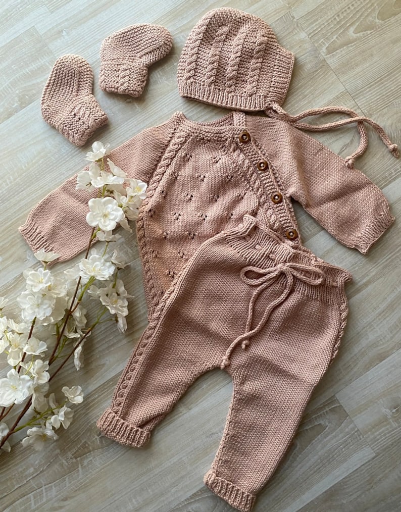 Newborn Baby Set Baby Girl Homecoming Outfit Newborn Girl Outfit Baby ...