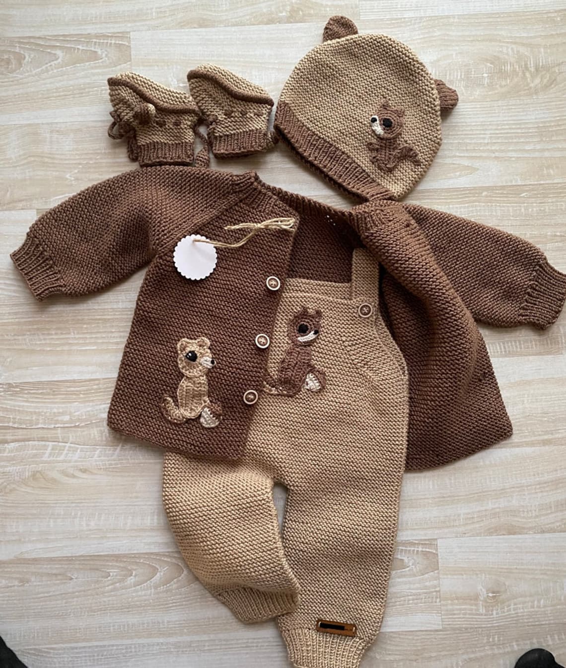 Newborn Clothing Set Baby Boy Clothing Set 4-piece Set Hospital ...