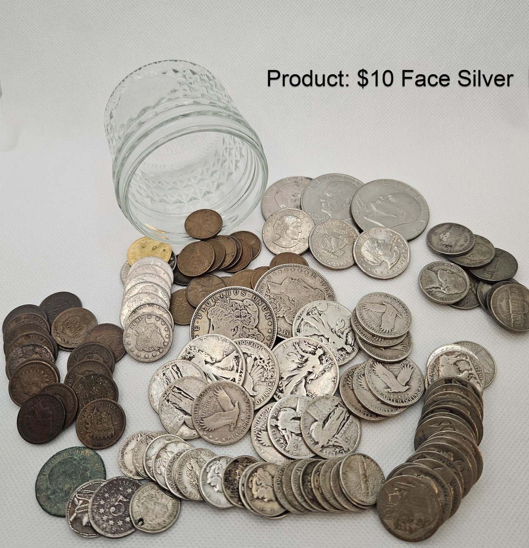Coin Collecting Mason Jar With Choice of SILVER Value - U.S. Coin ...