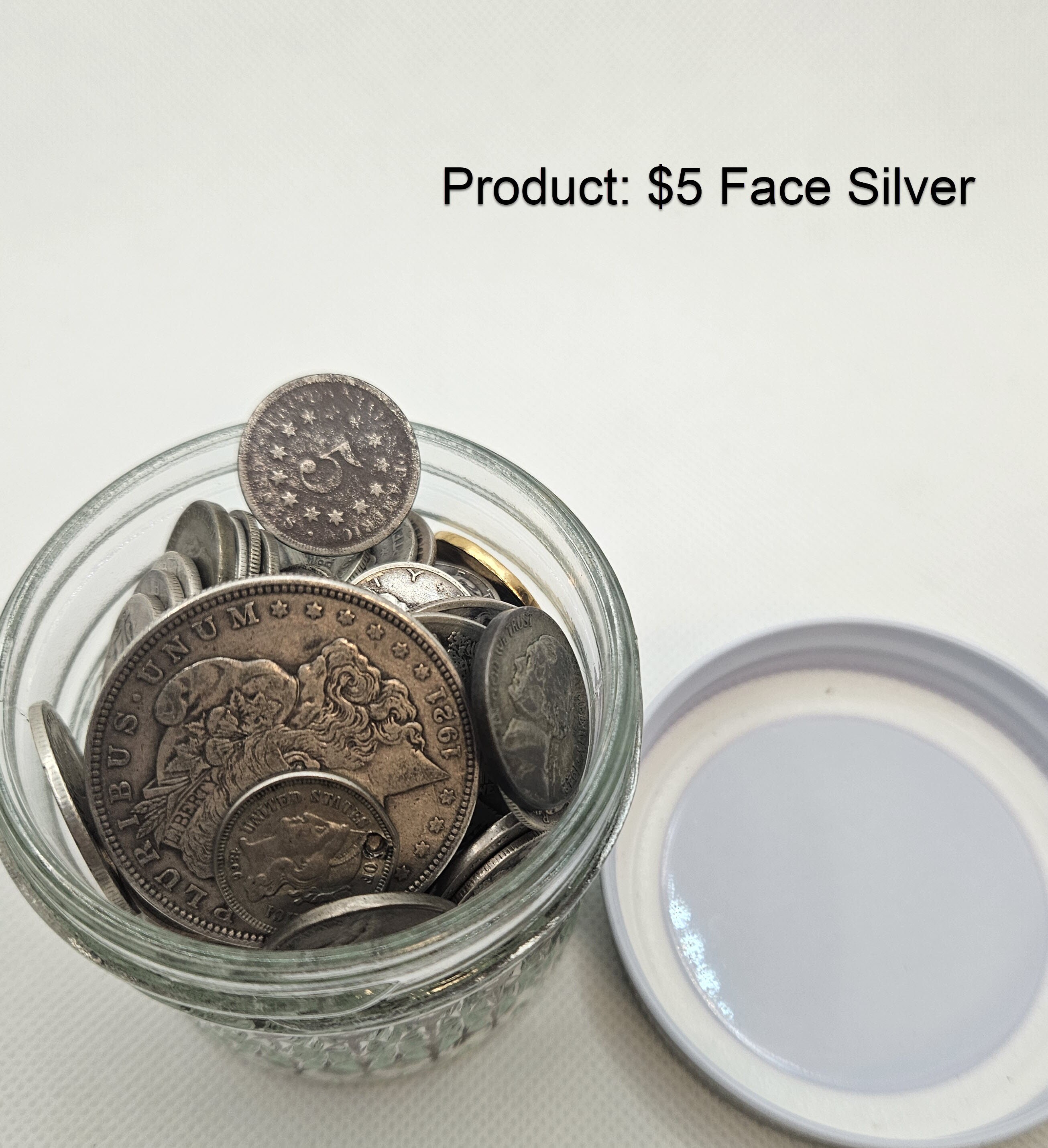 Coin Collecting Mason Jar With Choice of SILVER Value - U.S. Coin ...