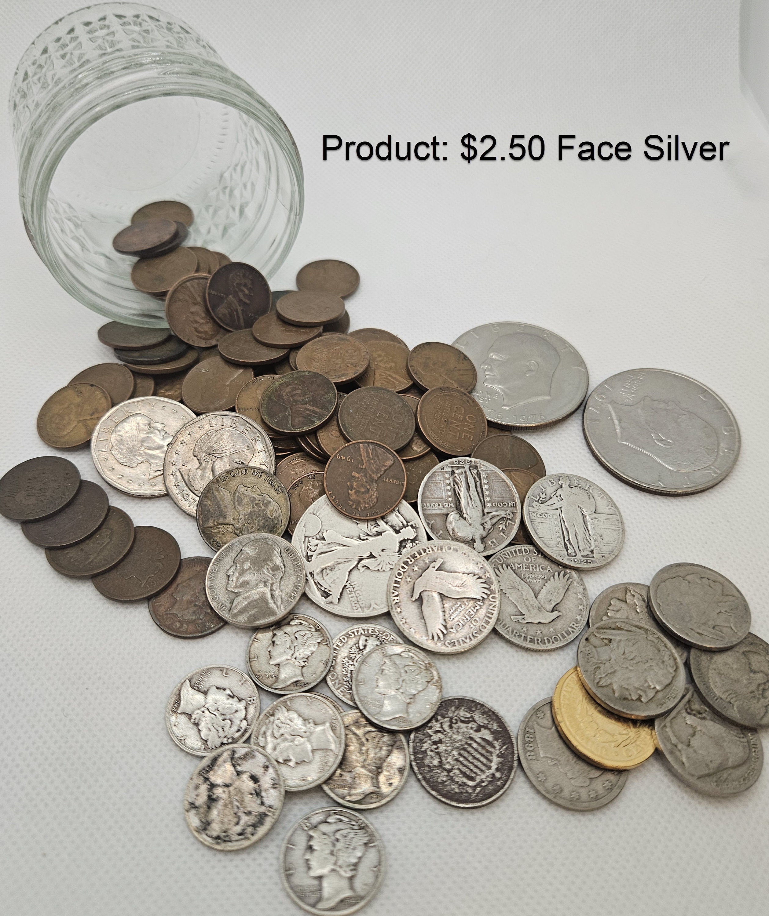 Coin Collecting Mason Jar With Choice of SILVER Value - U.S. Coin ...