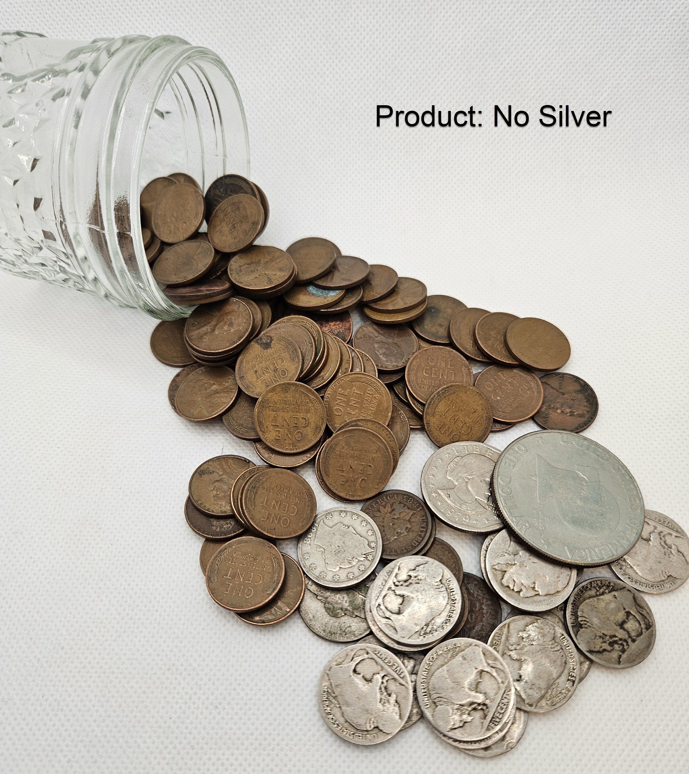 Coin Collecting Mason Jar With Choice of SILVER Value - U.S. Coin ...