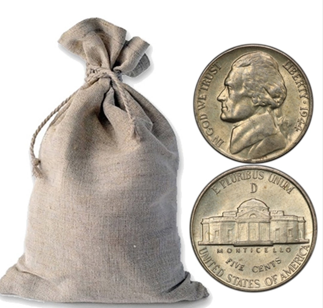Wartime Jefferson Nickels - 5, 10, 20 Coin Grab Bags - 1942 - 1945 US ...