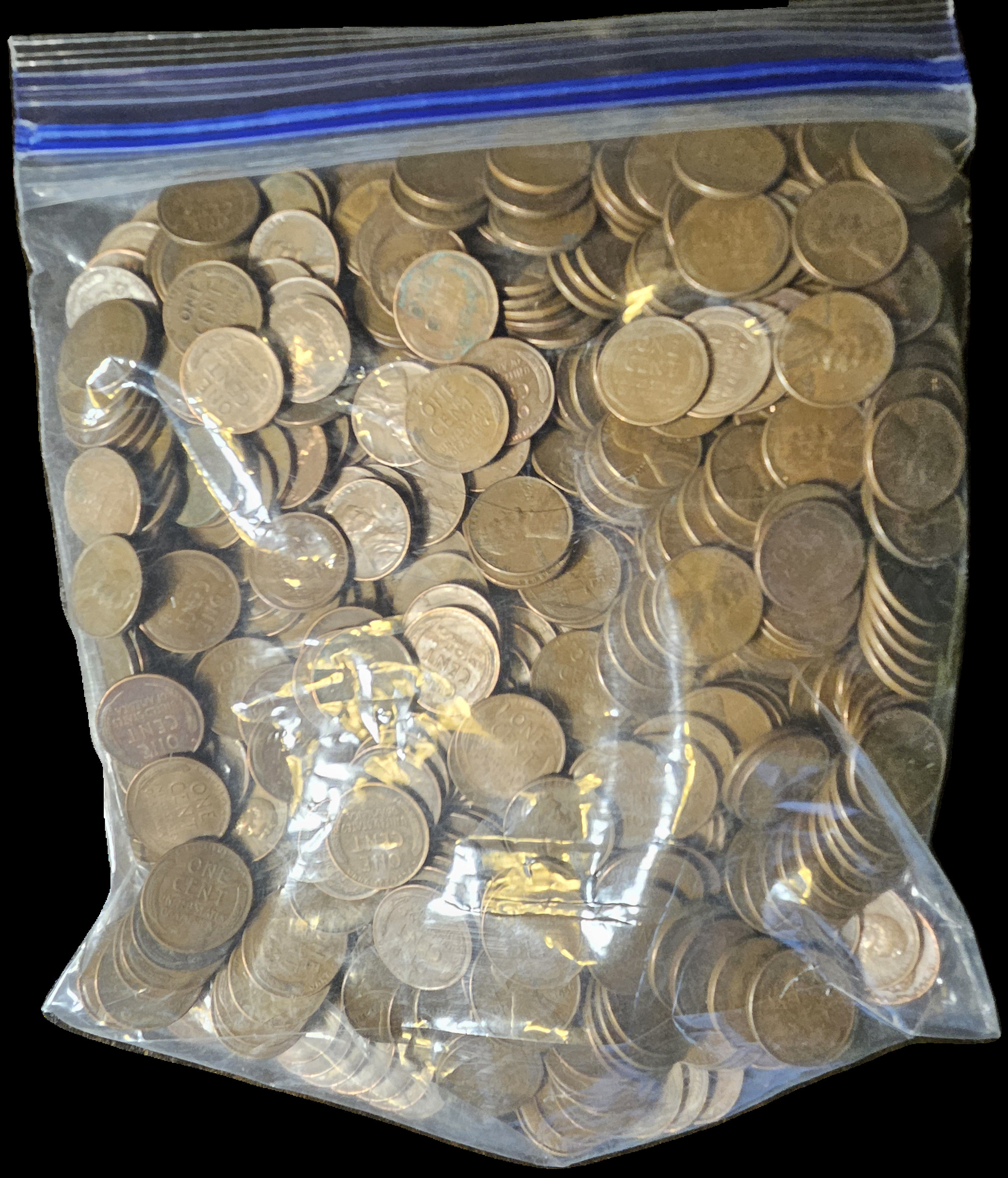Wheat Pennies - Bag of 500 Coins + BONUS COINS - UNSEARCHED - Etsy