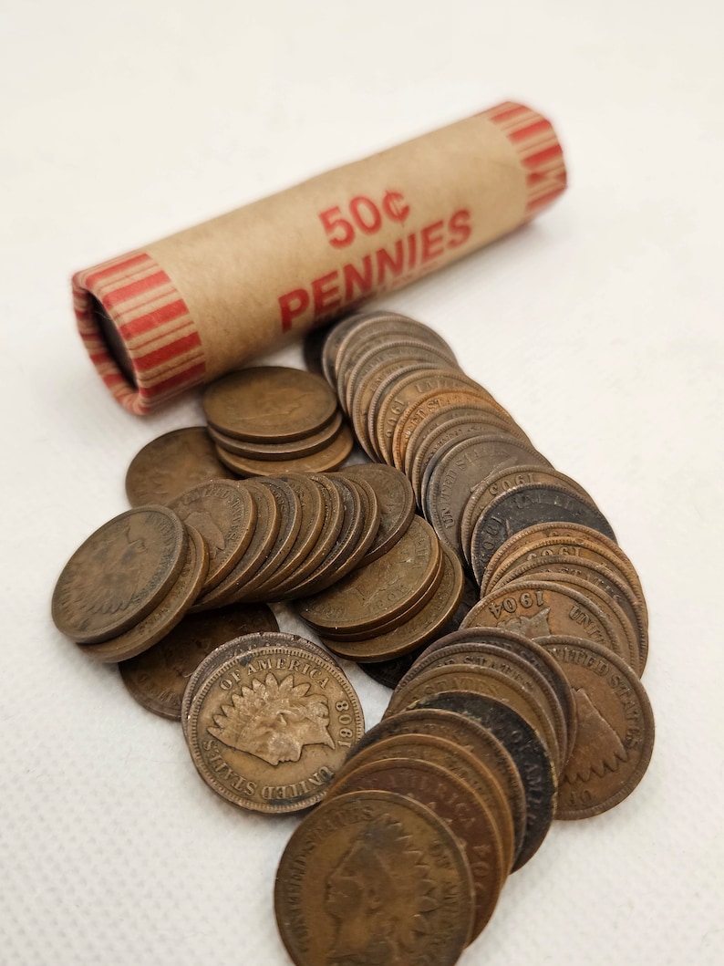 Indian Head Penny Lot Choose Your Amount Grab Bag 1859 1909 - Etsy Canada