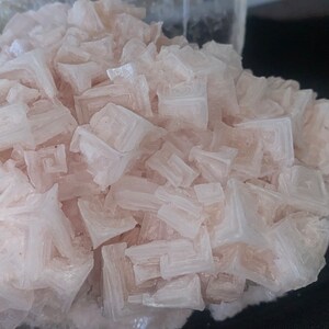 Pink Halite, Halite, Large Pink Halite, Salt Crystal, Pink Crystals ...