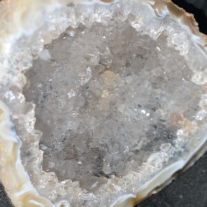 Partially Polished Geode, Crystals Inside, Home Decor - Etsy