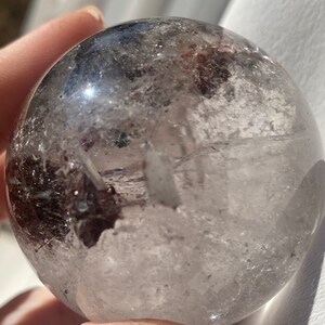 Beautiful Garden Quartz, Phantom Quartz, Lodolite Sphere - Etsy