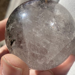 Beautiful Garden Quartz, Phantom Quartz, Lodolite Sphere - Etsy