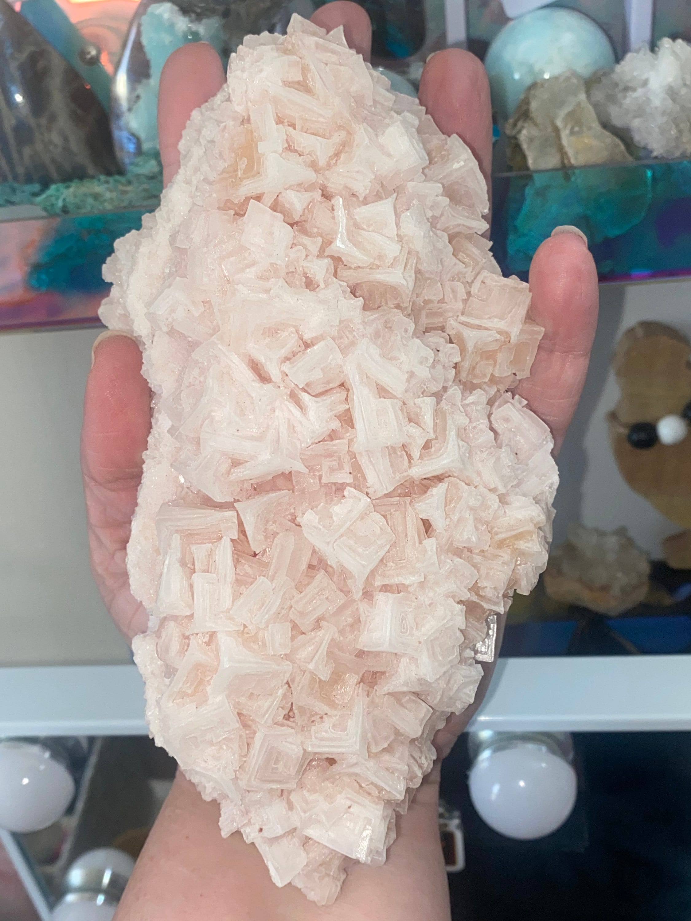 Pink Halite, Halite, Large Pink Halite, Salt Crystal, Pink Crystals ...