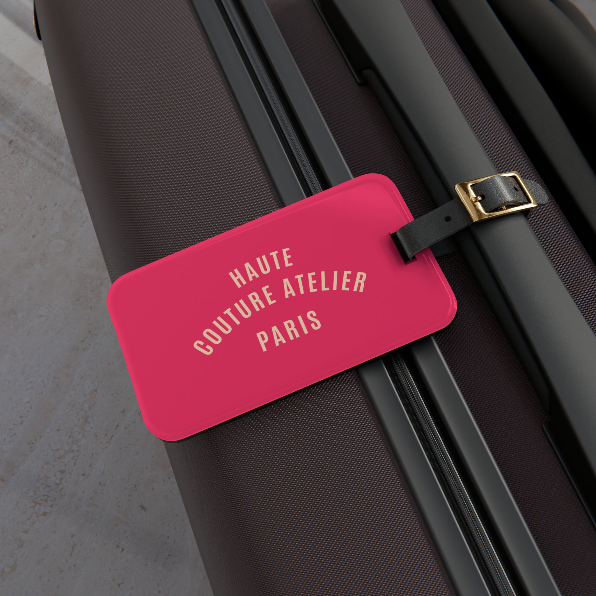 Luggage Tag, Haute Couture Atelier Paris Luggage Tag, Paris Luggage Tag ...