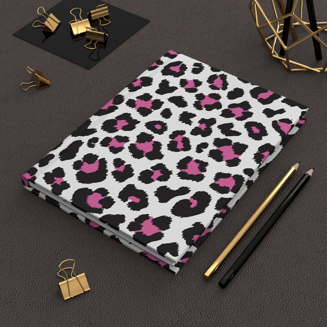 Leopard Print Journal Hardcover, Journal Diary, Leopard Travel Diary ...