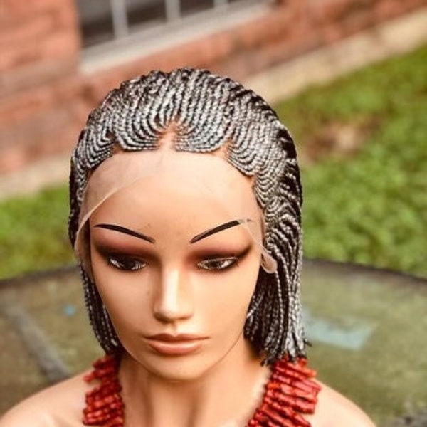 Cornrow Wig Short - Etsy