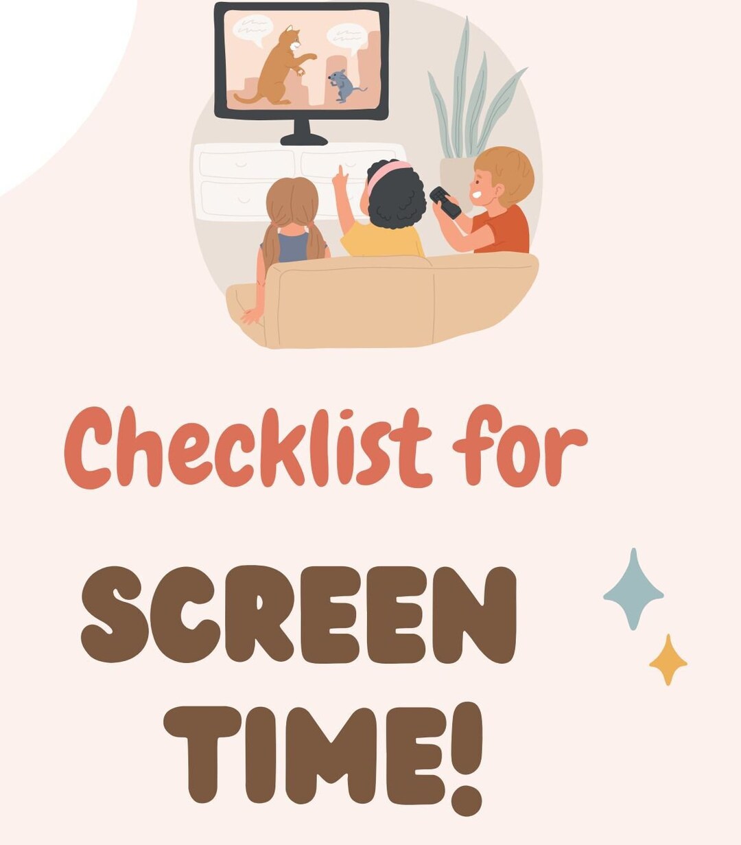 Digital Checklist for Screen Time, Kid and Parent Friendly, Routine ...