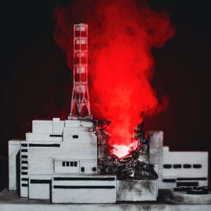 Chernobyl Nuclear Reactor Model With Smoke & LED Light – Post ...