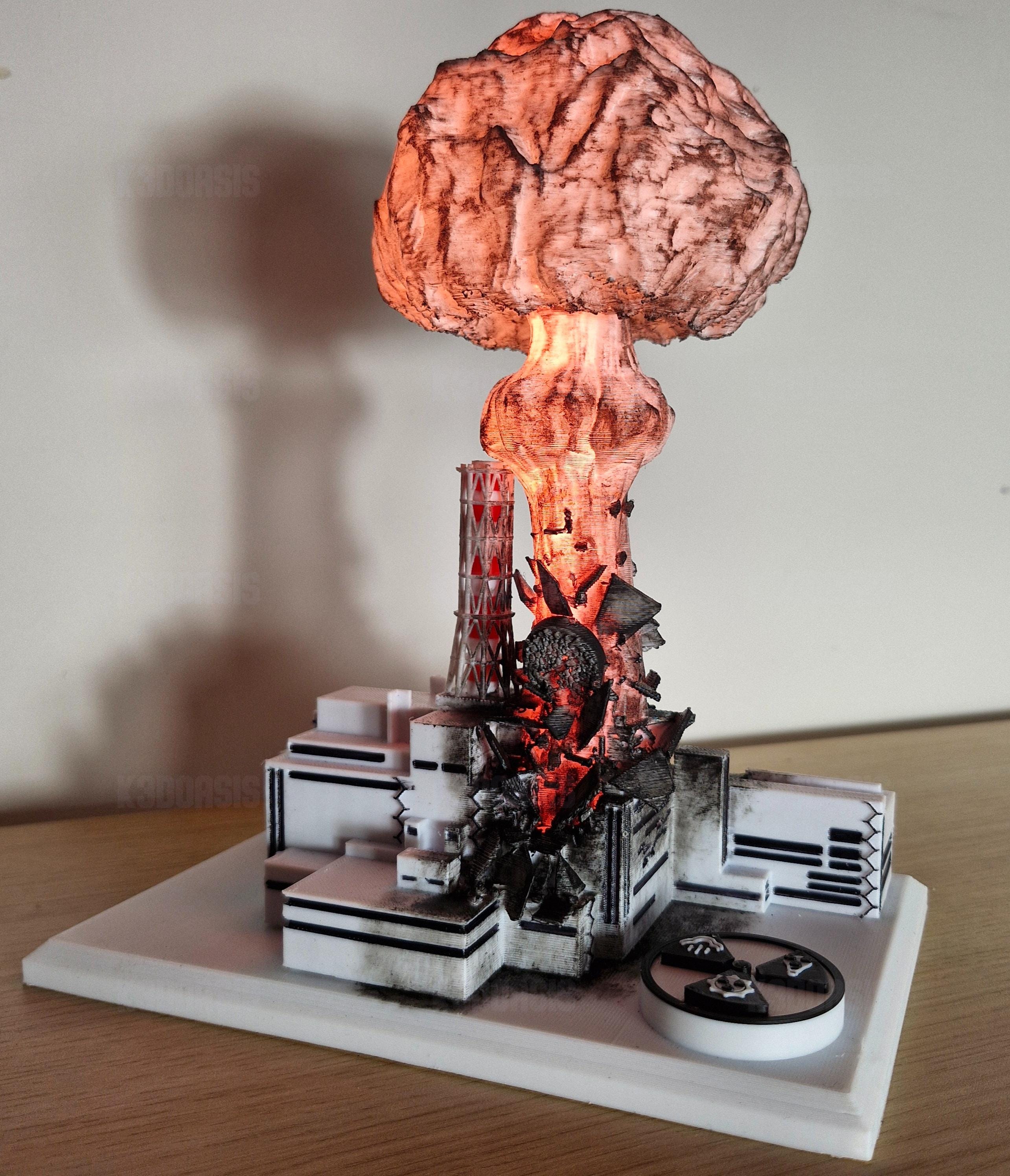 Chernobyl Nuclear Explosion Diorama | Protected Original Design | LED ...