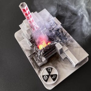 Chernobyl Nuclear Reactor Model With Smoke & LED Light – Post ...