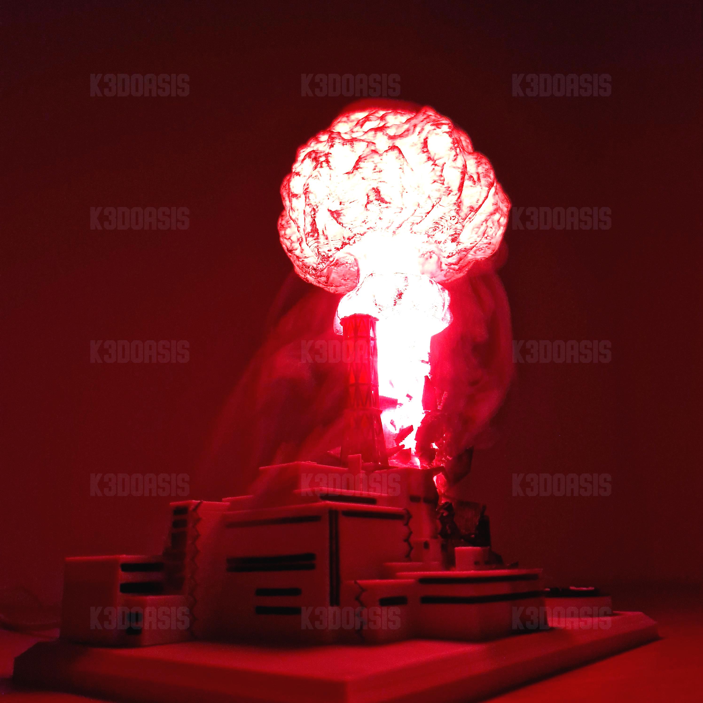 Chernobyl Nuclear Explosion Diorama | Protected Original Design | LED ...