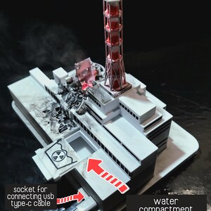 Chernobyl Nuclear Reactor Model With Smoke & LED Light – Post ...