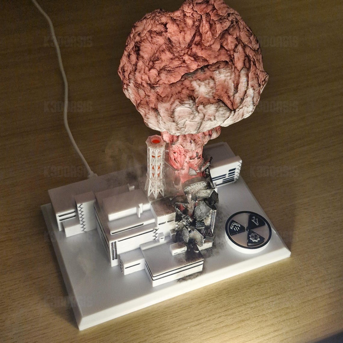 Chernobyl Nuclear Explosion Diorama | Protected Original Design | LED ...