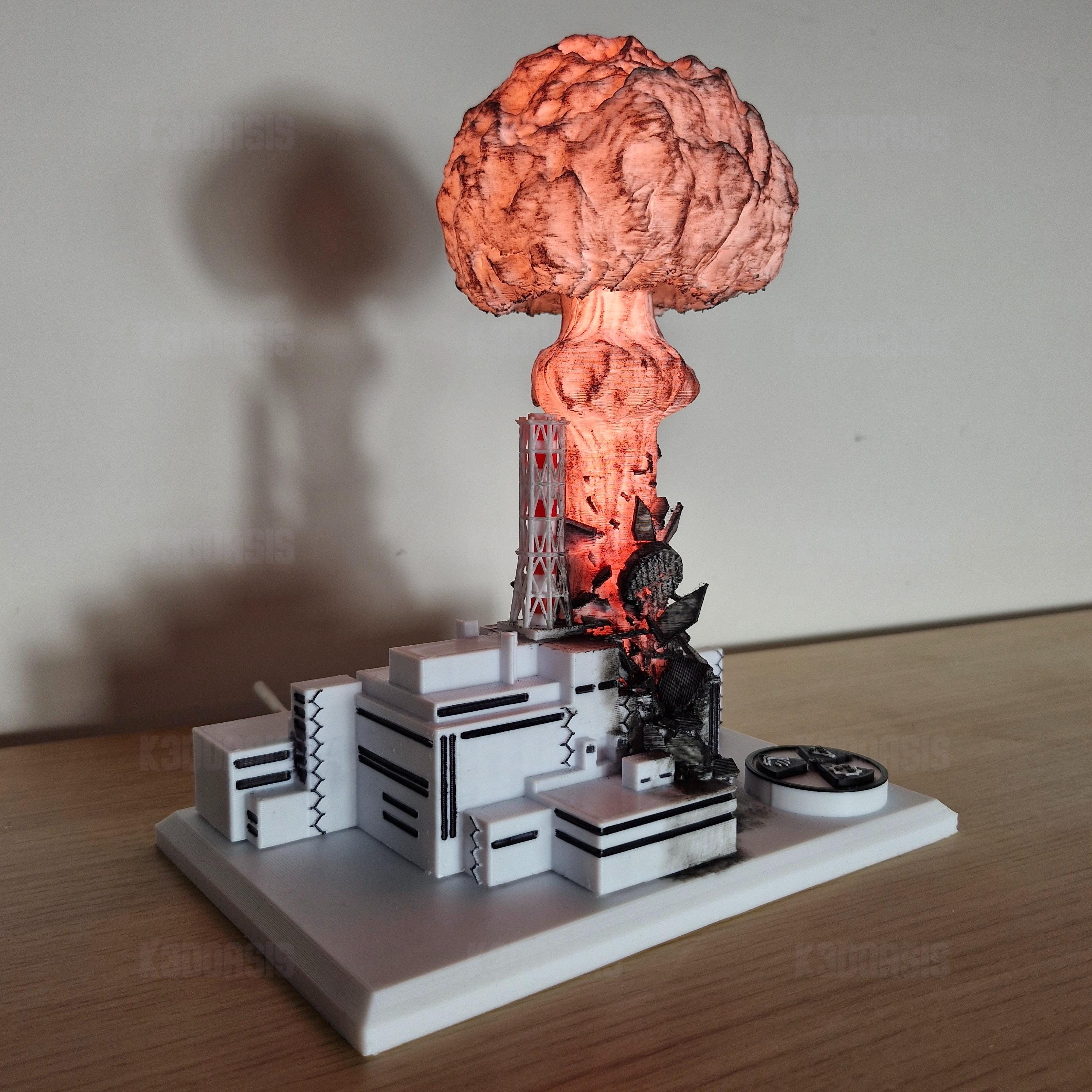 Chernobyl Nuclear Explosion Diorama | Protected Original Design | LED ...
