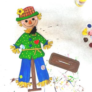 Fall Scarecrow Craft Kit: DIY Autumn Art Project for Kids - Etsy