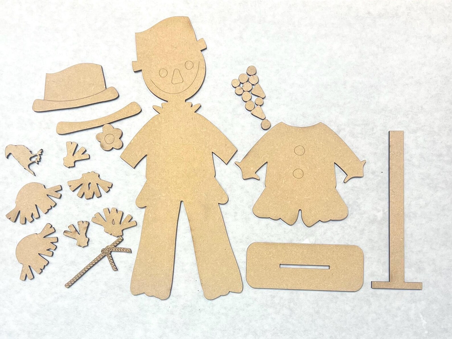 Fall Scarecrow Craft Kit: DIY Autumn Art Project for Kids - Etsy