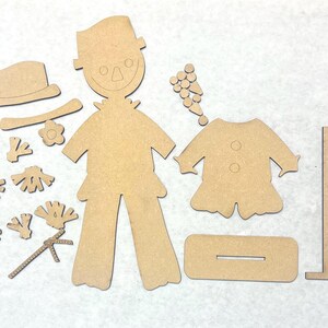 Fall Scarecrow Craft Kit: DIY Autumn Art Project for Kids - Etsy