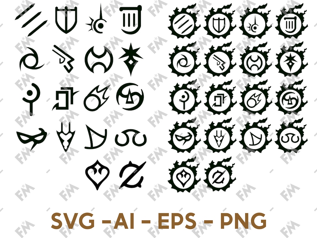 FFXIV Job Vectors for Cricut Silhouette Word - Etsy Australia