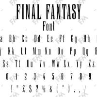 Final Fantasy 7 Svg, Final Fantasy 7 Cast Svg, Ff7 Svg, Final Fantasy ...