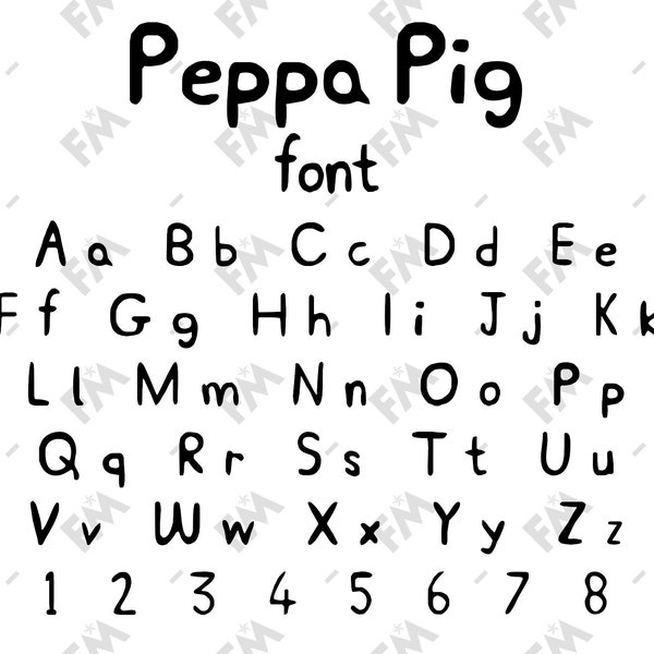 Peppa Pig Card - Etsy