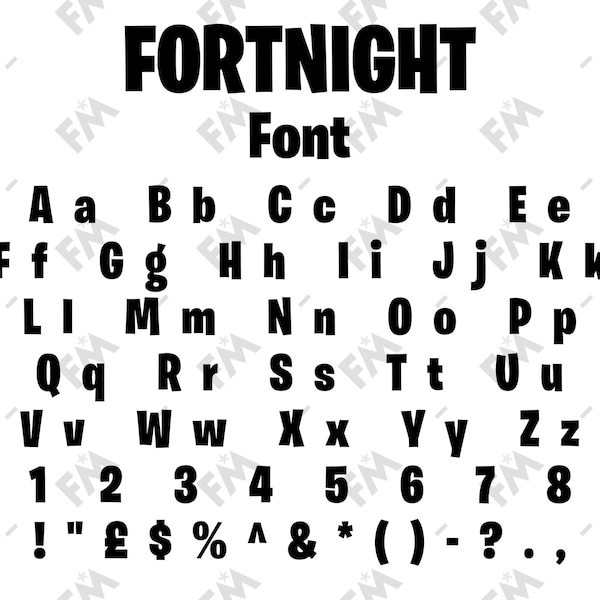 Fortnight Svg - Etsy