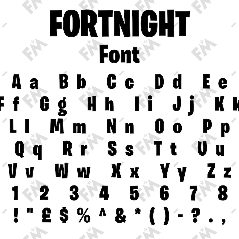Fortnight Svg - Etsy