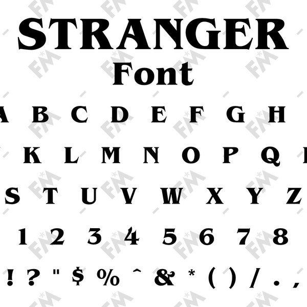 Stranger Silhouette - Etsy