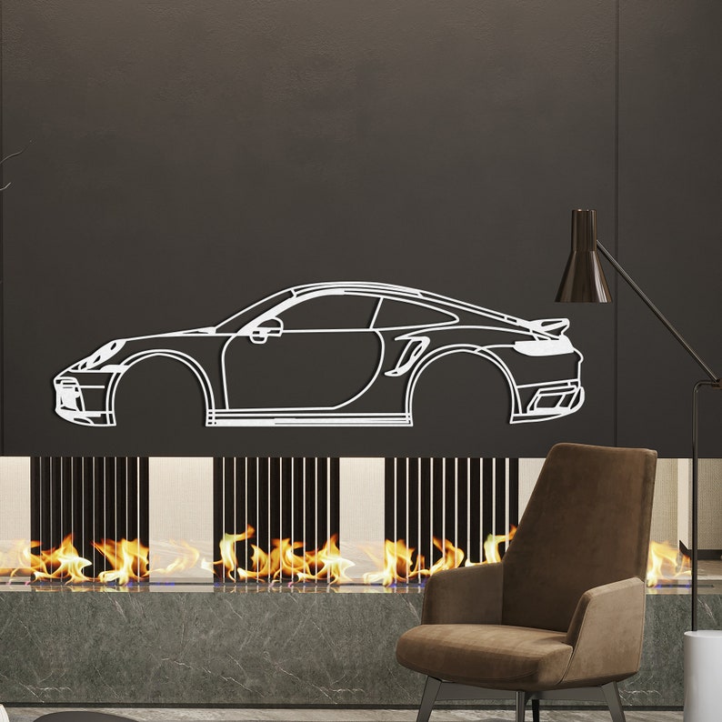Automotive Decor, Metal Wall Decor, Garage Wall Art, Sport Car Sign ...