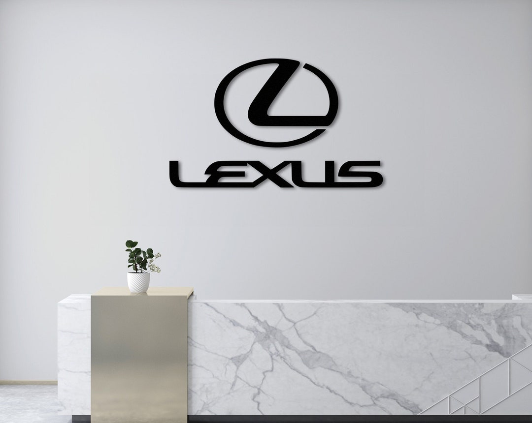 Lexus Logo, Metal Wall Decor, Garage Wall Art, Logo Wall Sign ...