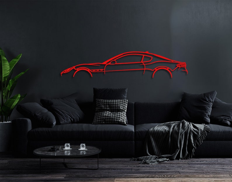 Maserati Grandtourismo, Metal Wall Decor, Garage Wall Art, Sport Car ...