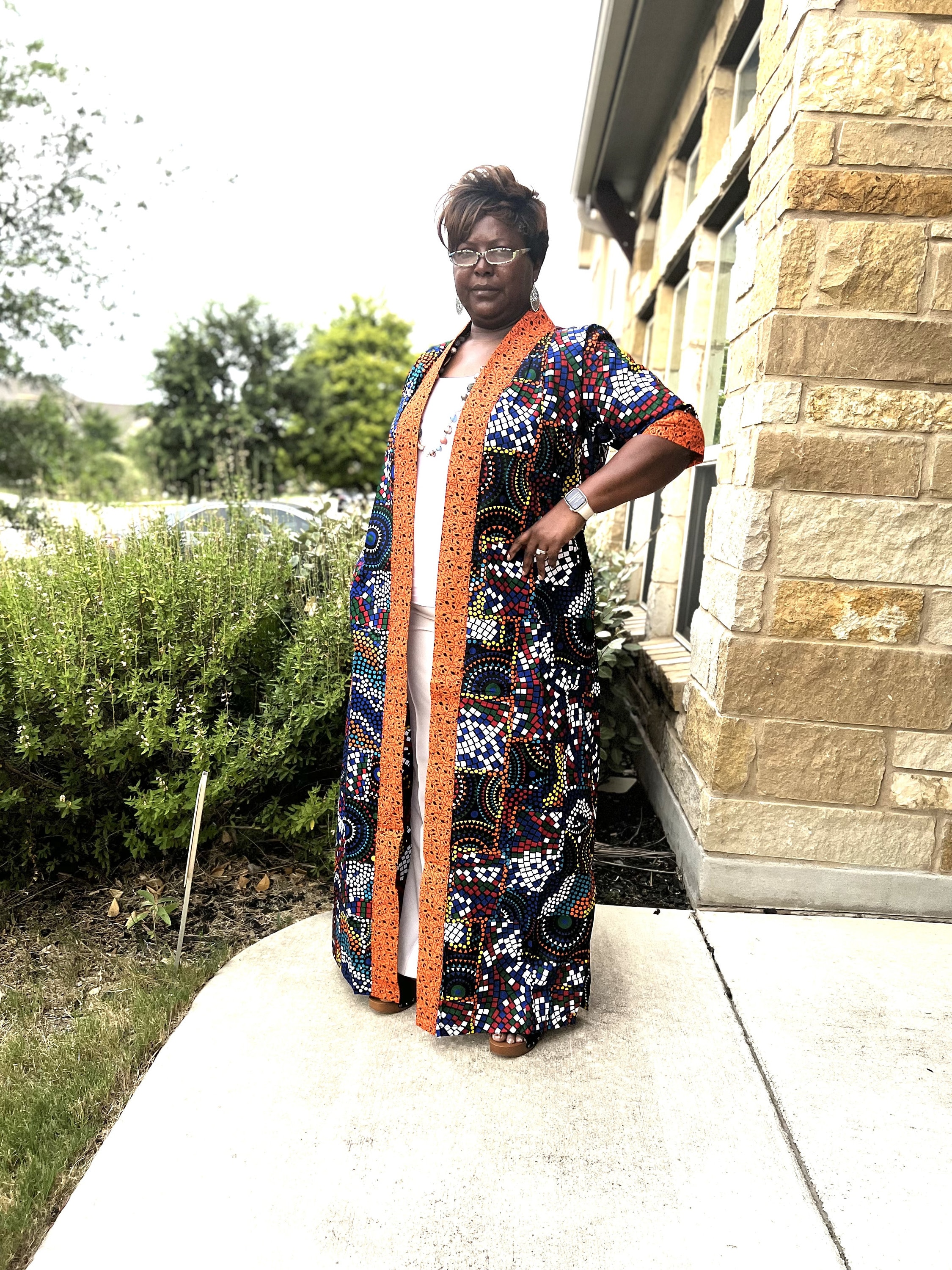 Yele African Print Ankara Duster Kimono Jacket With Belt - Etsy